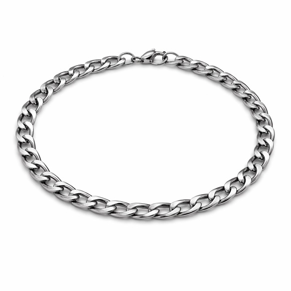 Venus and Vulcan | Jewelry | 6mm Silver Curb Link Chain Stainless Steel ...